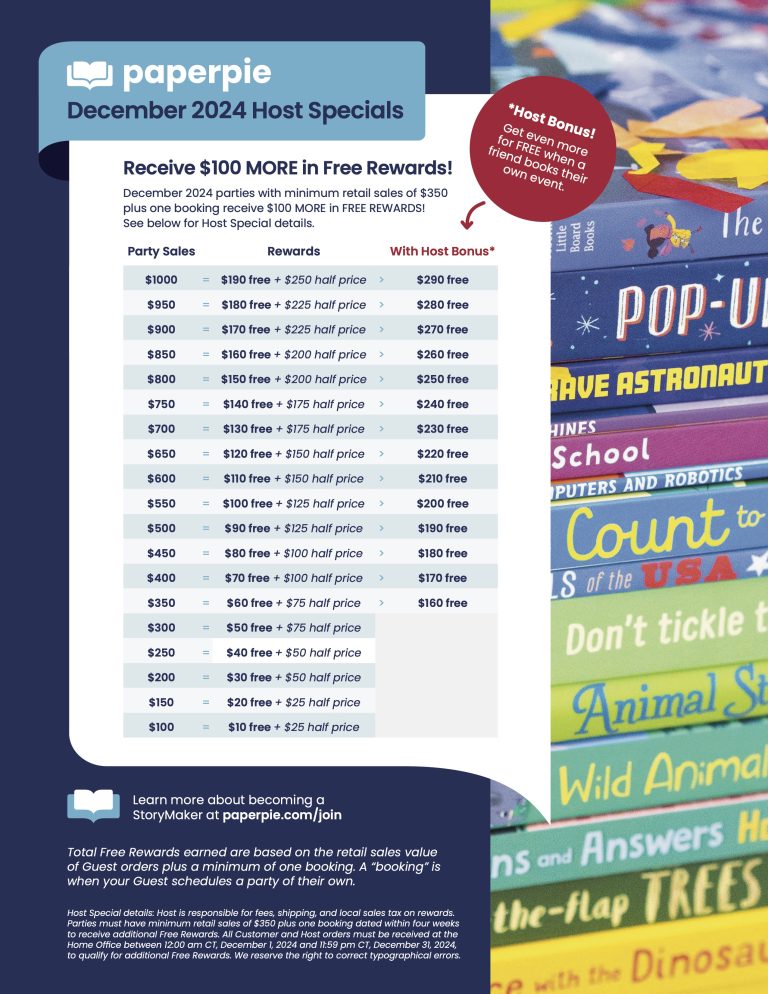 PaperPie Host Rewards Archives - Barnyard Books | Brand Partner of PaperPie