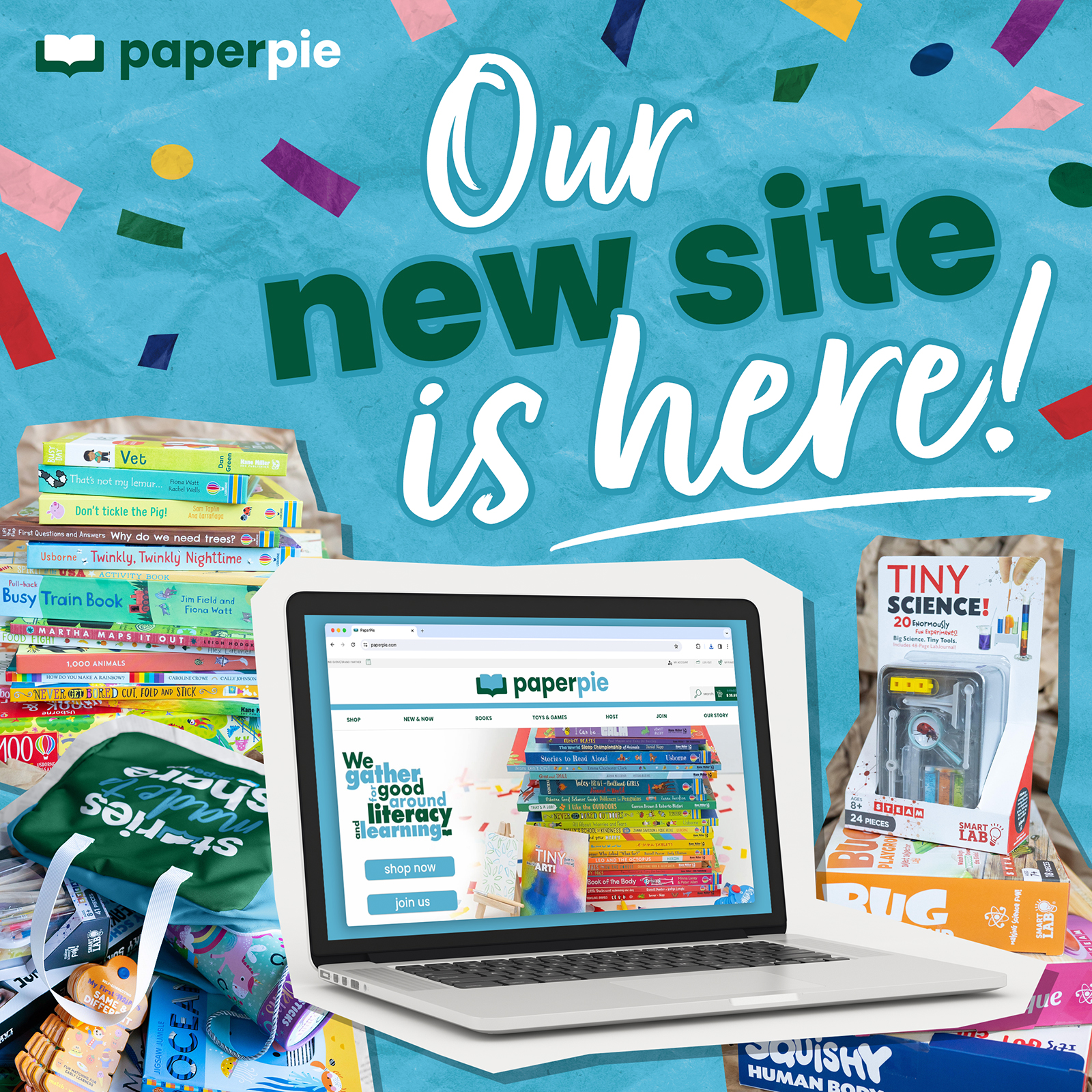 Our New Website is Here! - Barnyard Books | Brand Partner of PaperPie